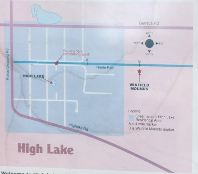 High Lake Subdivision and the C.A.&E. Electric Line in Winfield ...